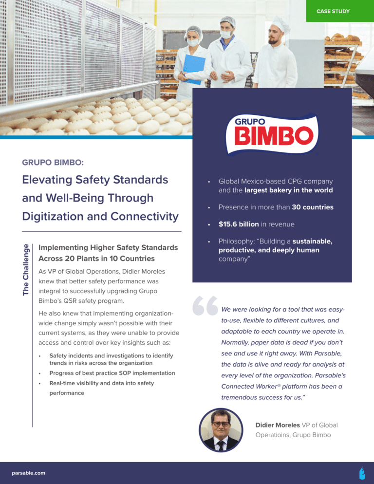 GRUPO BIMBO: Elevating Safety Standards and Well-Being Through ...
